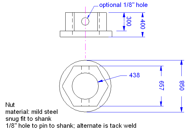 Drawbar with Integrated Spindle Lock